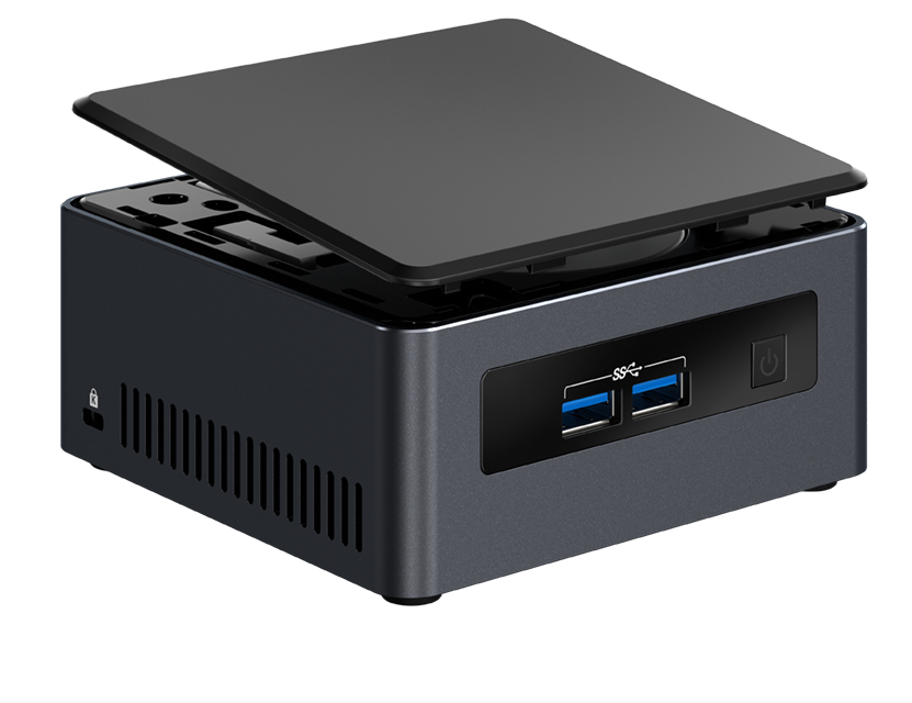 INTEL MINI PC NUC CORE I3 7100U 2.4 GHZ DDR4/2 HDMI/M.2/SSD/WIFI/BT BLKNUC7I3DNH1E