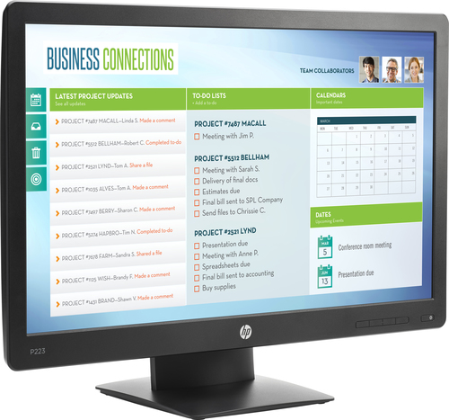 Monitor HP ProDisplay P223 21.5" 1920 x 1080 VGA (X7R61AA)