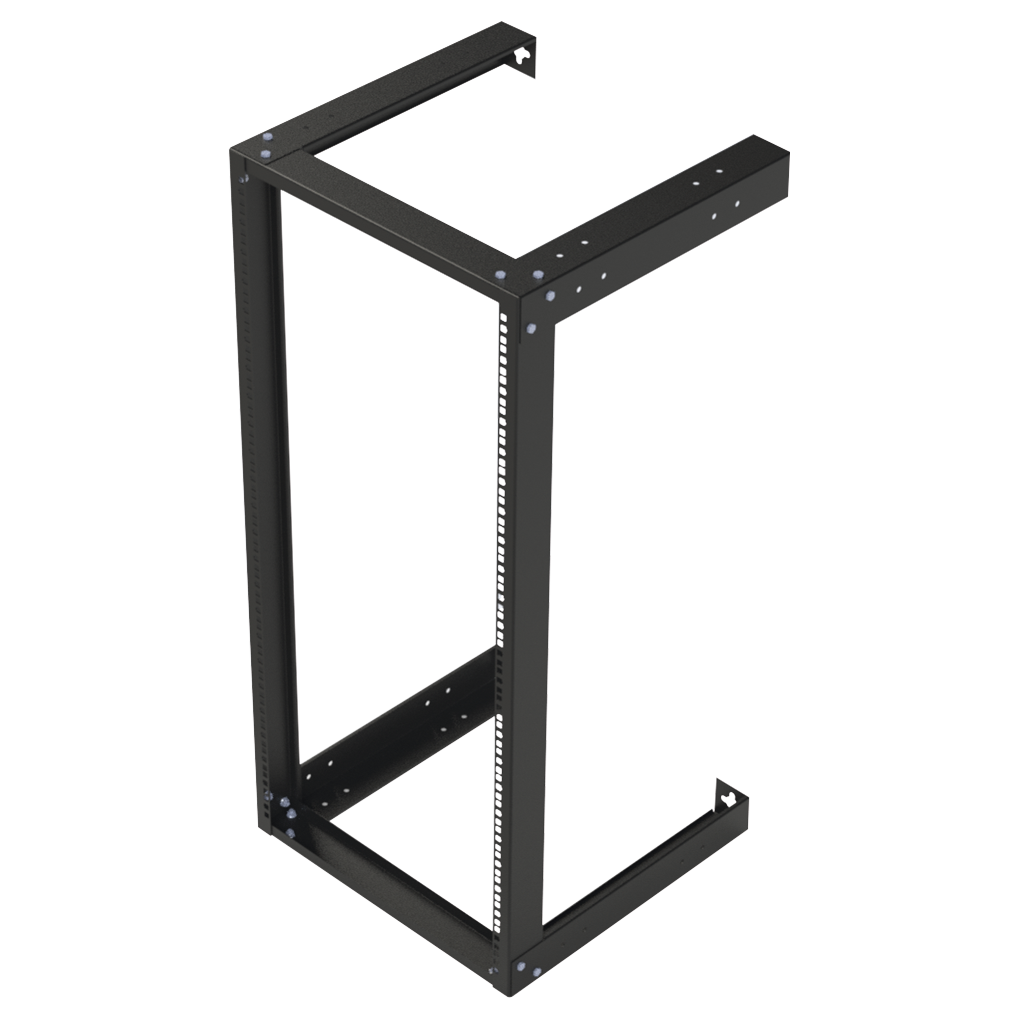Rack Abierto de 19\" para Montaje en Pared de 24 Unidades. LP-RAP-1924