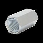 Cople hexagonal roscado cuerda maquina galvanizado de 6.5 mm ( 1/4 ...