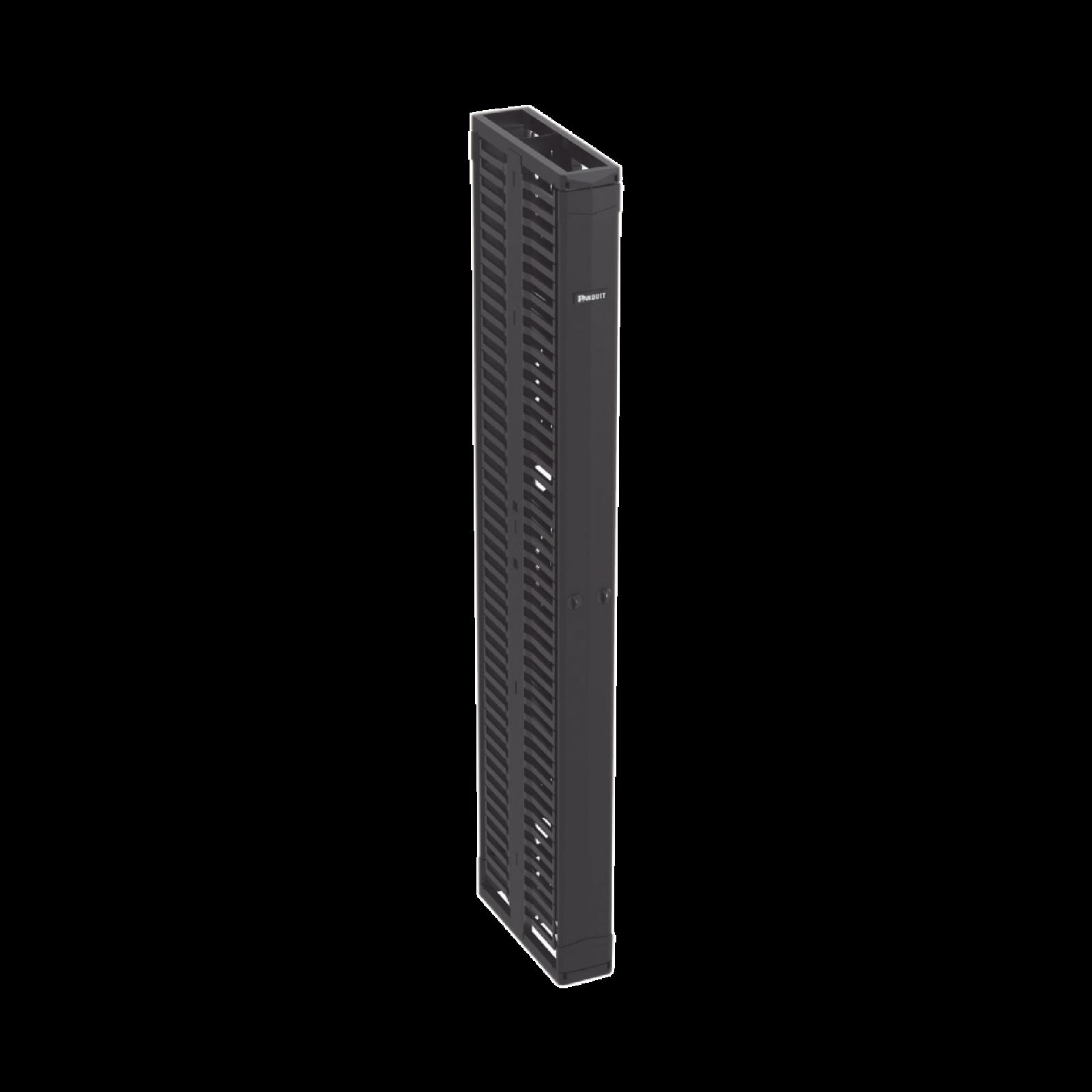 Organizador Vertical Doble PatchRunner, Para Rack Abierto de 45 ...