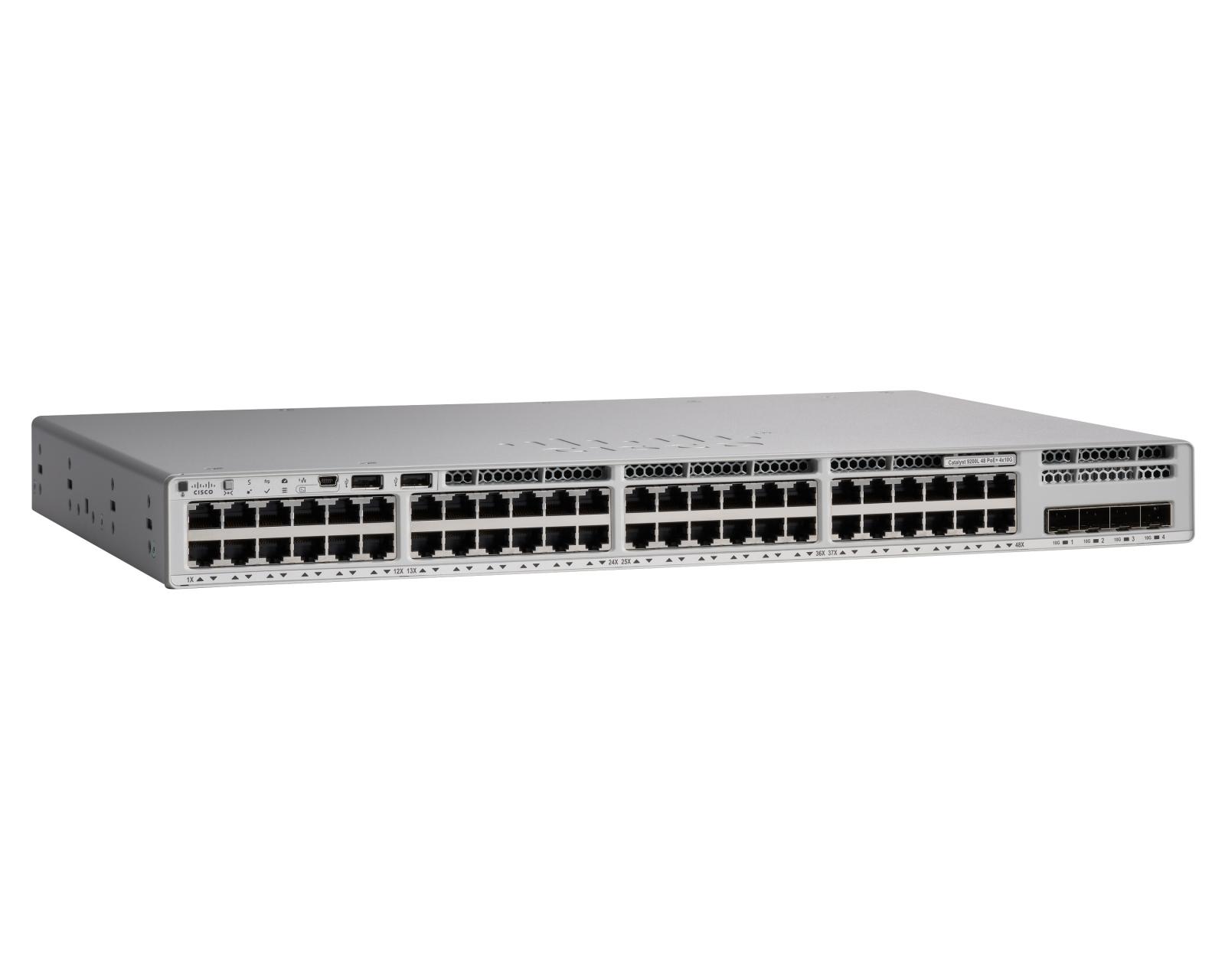 CATALYST 9200L 48-PORT POE+ 4 X 10G, NETWORK ESSENTIALS C9200L-48P-4X-E
