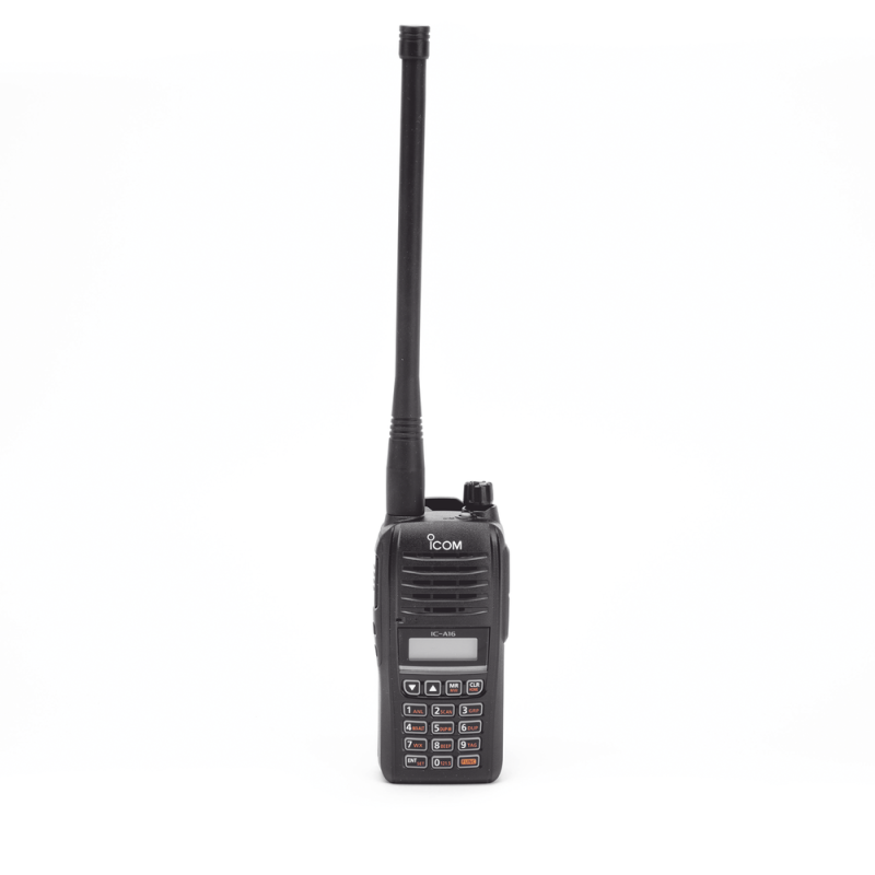 Radio Portátil Aéreo ICOM IC-A16, rango de frecuencia 118-136.99166 MHz ...