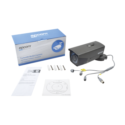 Cámara Epcom LB7-TURBO-VX, bullet TURBOHD 720p / 40 mts IR / 4 ...