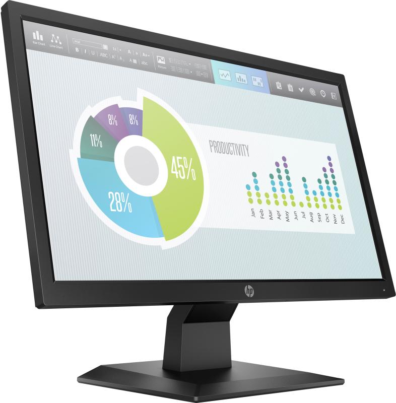 Monitor HP P204V - 20 pulgadas, 1600 x 800, Negro