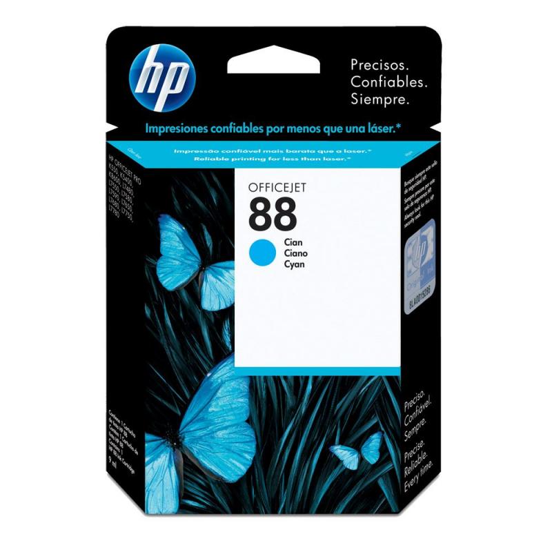 HP 88 CYAN OFFICEJET INK CARTRIDGE LAR