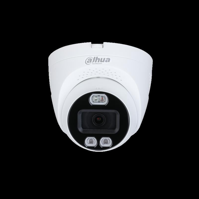 DAHUA HAC-ME1509TQ-PV - Camara Domo TiOC de 5 Megapixeles TiOC/ Disuasion Activa con Luz Roja y ...