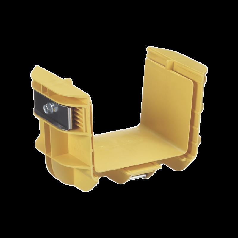 Union Recta \"Cople\", Para Canaleta FiberRunner™ 4X4, Color Amarillo ...