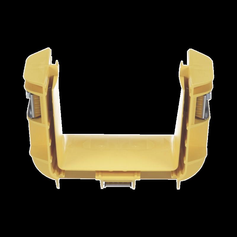 Union Recta \"Cople\", Para Canaleta FiberRunner™ 4X4, Color Amarillo ...