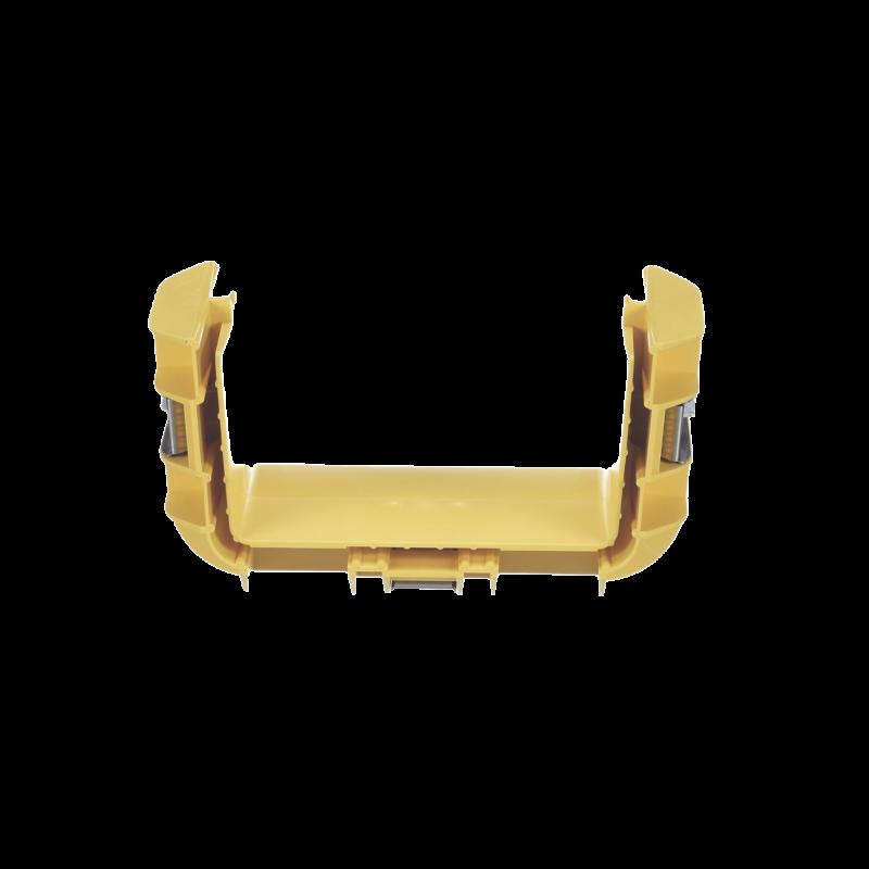 Union Recta \"Cople\", Para Canaleta FiberRunner™ 6X4, Color Amarillo ...