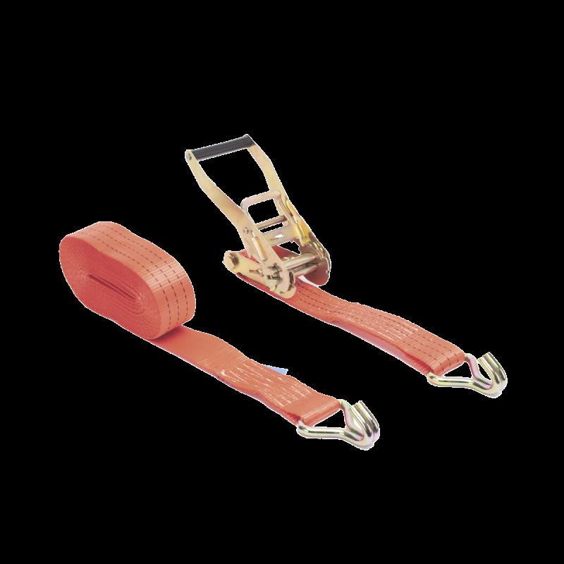 Eslinga Sintética de 50 mm x 10 Metros. Con Gancho y Tensor Metálico ...