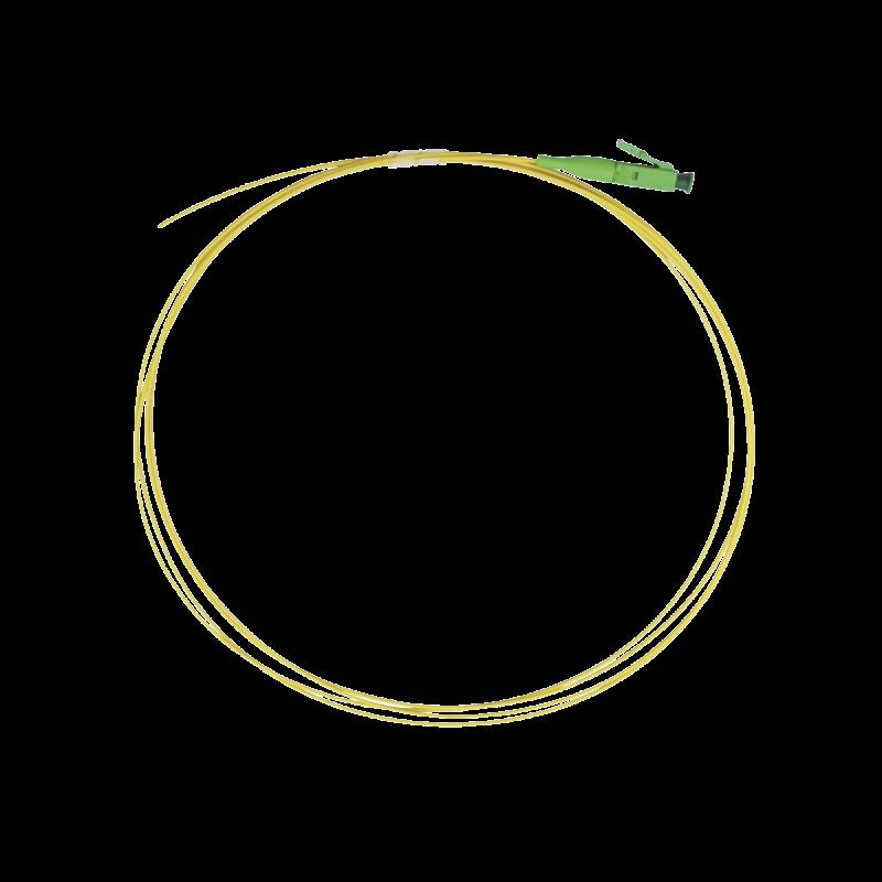Pigtail de Fibra Óptica Monomodo LC/APC, simplex de 1 metro LP-FO-LCA-01