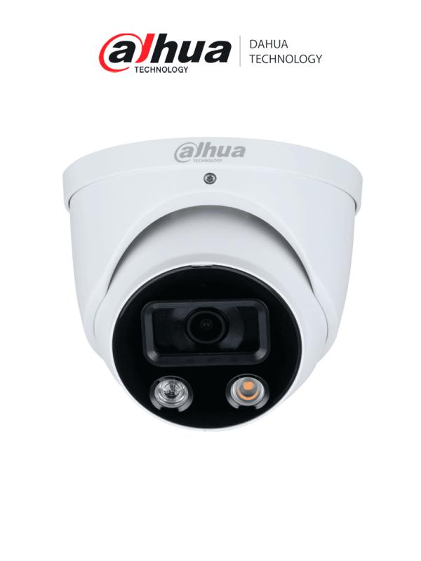 DAHUA DH-IPC-HDW3849H-AS-PV - Camara IP Domo de 8 Megapixeles con Disuasión Activa/ Iluminador ...