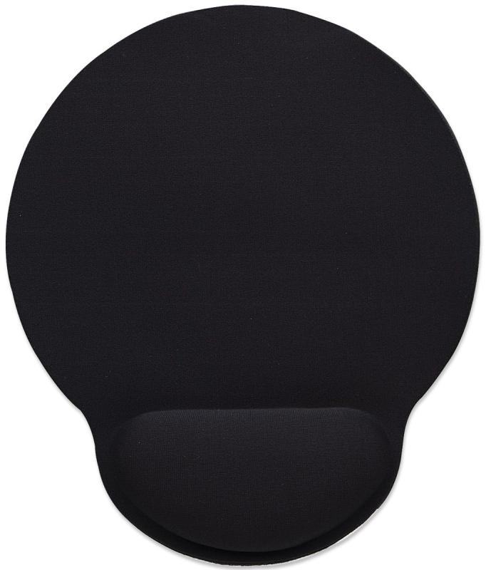 MOUSEPAD MANHATTAN TIPO GEL DESCANSA MUÑECA NEGRO