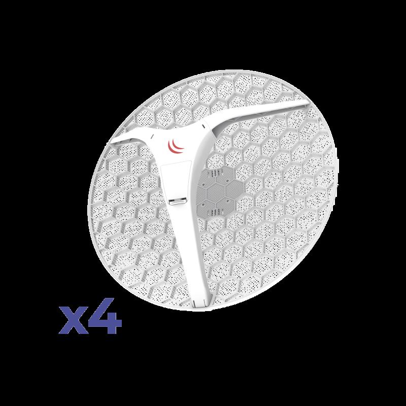 (LHG XL 5 ac 4 Pack) CPE y PtP en 5GHz 802.11 a/n/ac con Antena de ...