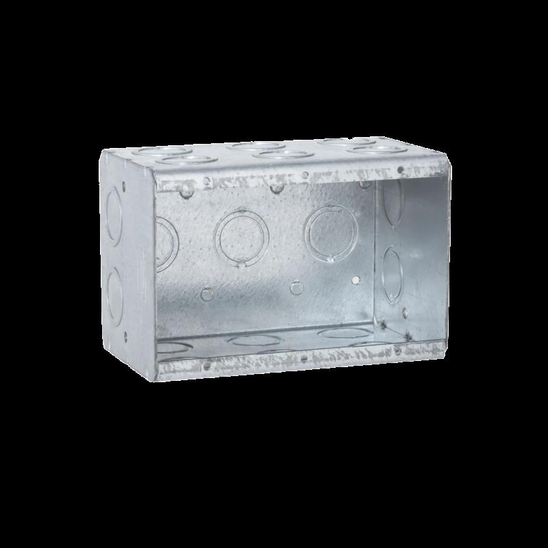 Caja Multigang de 3 Gangs/ Profundidad de 3-1/2\"/ 19 Entradas de 1/2 ...