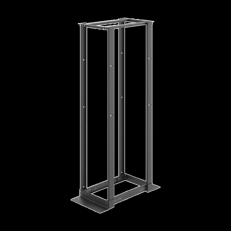 Rack de Cuatro Postes Estándar de 19\", Rieles Numerados y Roscados #12 ...