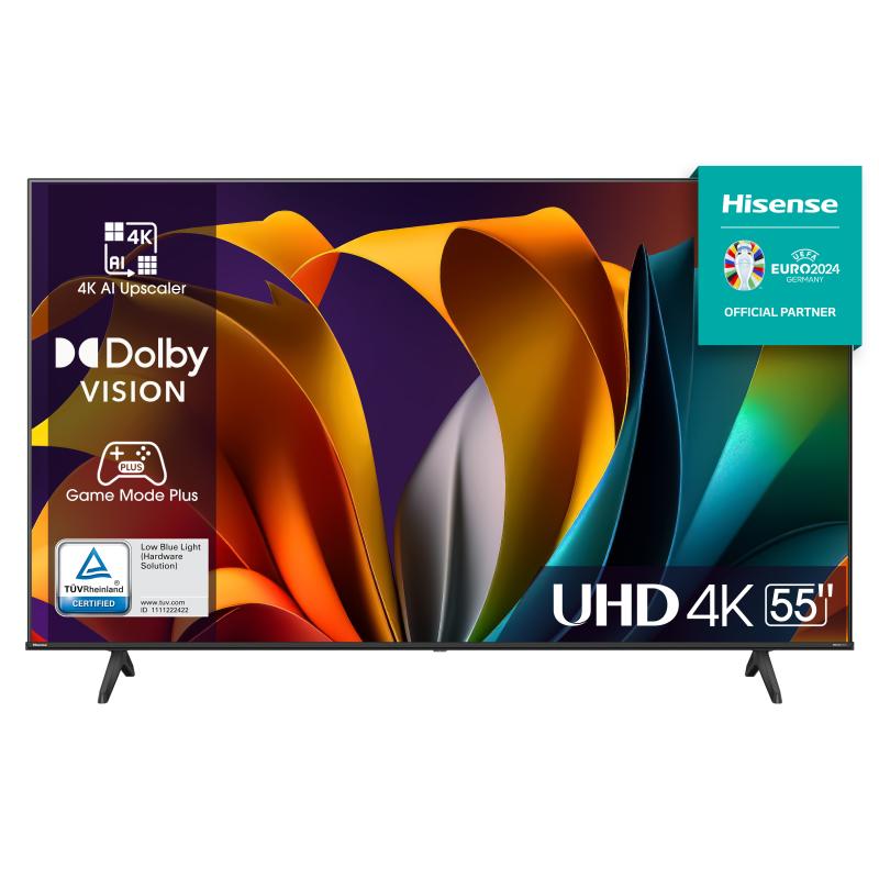 Televisor Hisense 55A6N - 55 pulgadas, LED 4K UHD, 3840 x 2160 Pixeles, GOOGLE SMART TV