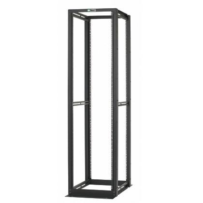 RACK PANDUIT 4 POSTES ACERO NEGRO CON RIELES #12 -EIA # 12-EIA 30,0DX23 ...