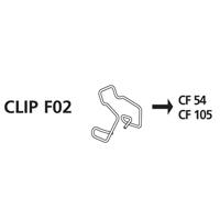 CLIP F02 GS - CLIP PARA SUJETAR TAPA CABLOFIL BOLSA CON 25 PIEZAS CM646200