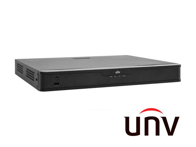 NVR 16CH 16-POE UNV NVR302-16E-P16 H.265 4K 160MBPS