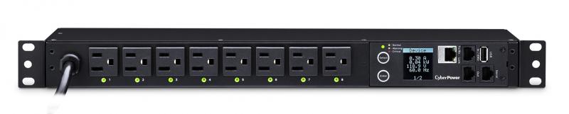 PDU Para Distribución de Energía Switcheable Con 8 Tomas NEMA 5-15R ...