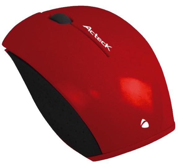 Super Mini Mouse Optico Inalambrico Rojo Mod 400