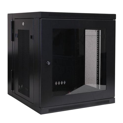 Rack 12u P/montar En Pared Gabinete Cerrado Soporta (90 Kgm) SRW12USG