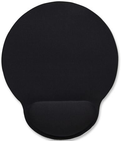 MOUSE PAD MANHATTAN TIPO GEL, NEGRO AC-1569